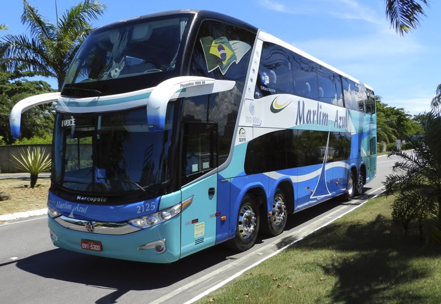 Marlim Azul compra cinco ônibus Marcopolo com chassis Volvo