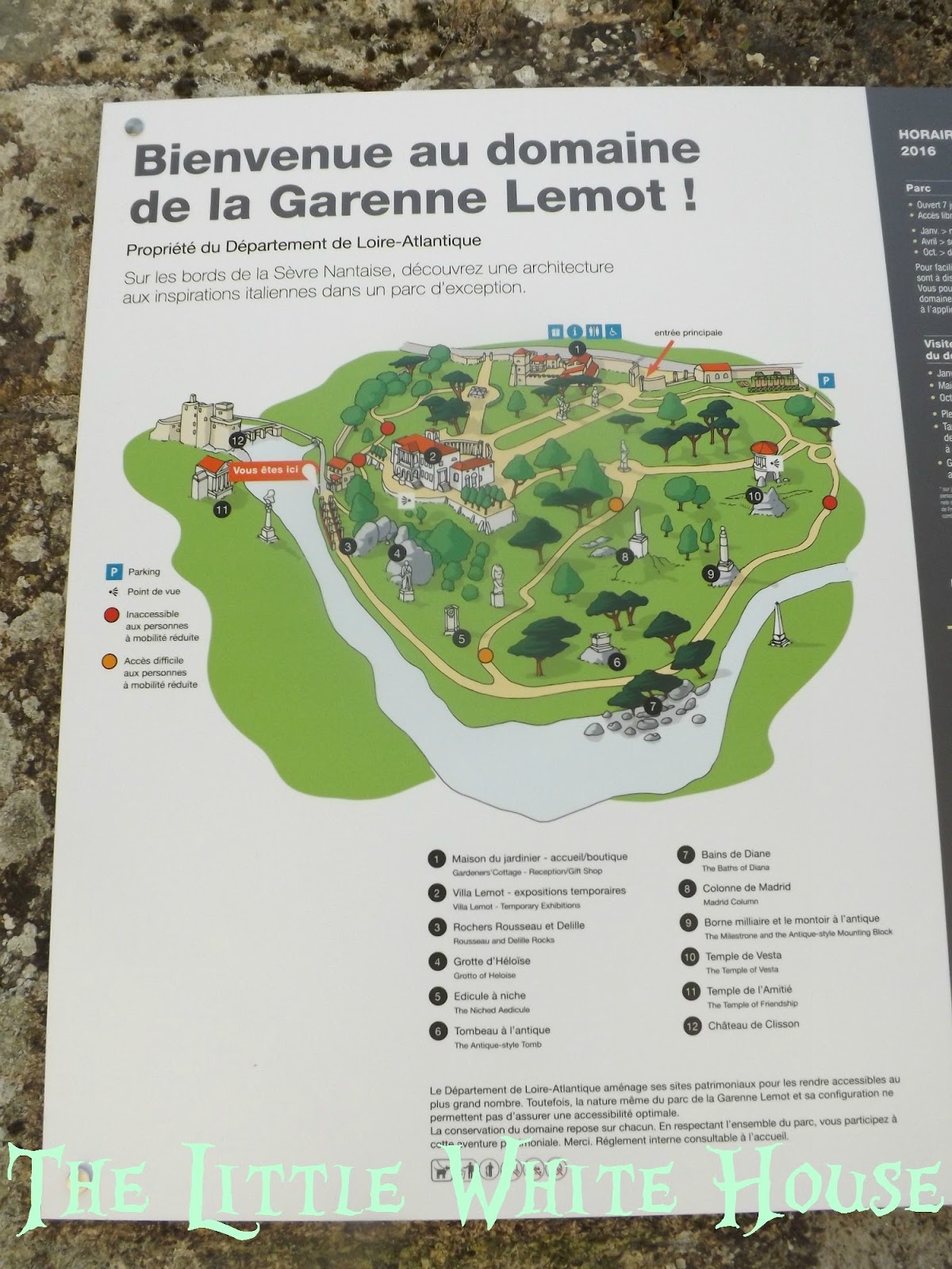 The Little White House On The Seaside: La Garenne-Lemot, Clisson, Loire ...