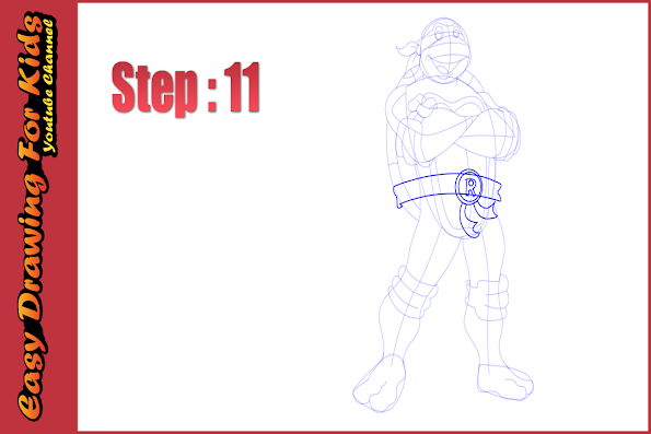 How to Draw Raphael from Teenage Mutant Ninja Turtles | Drawing Course ...