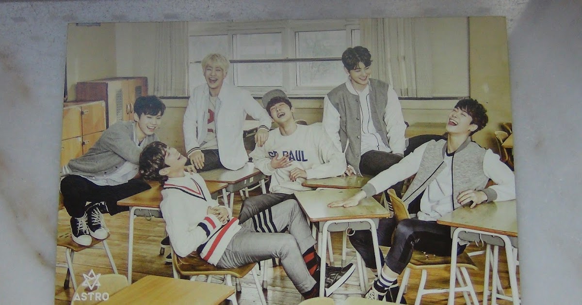 kpop scans: ASTRO group postcard spring up