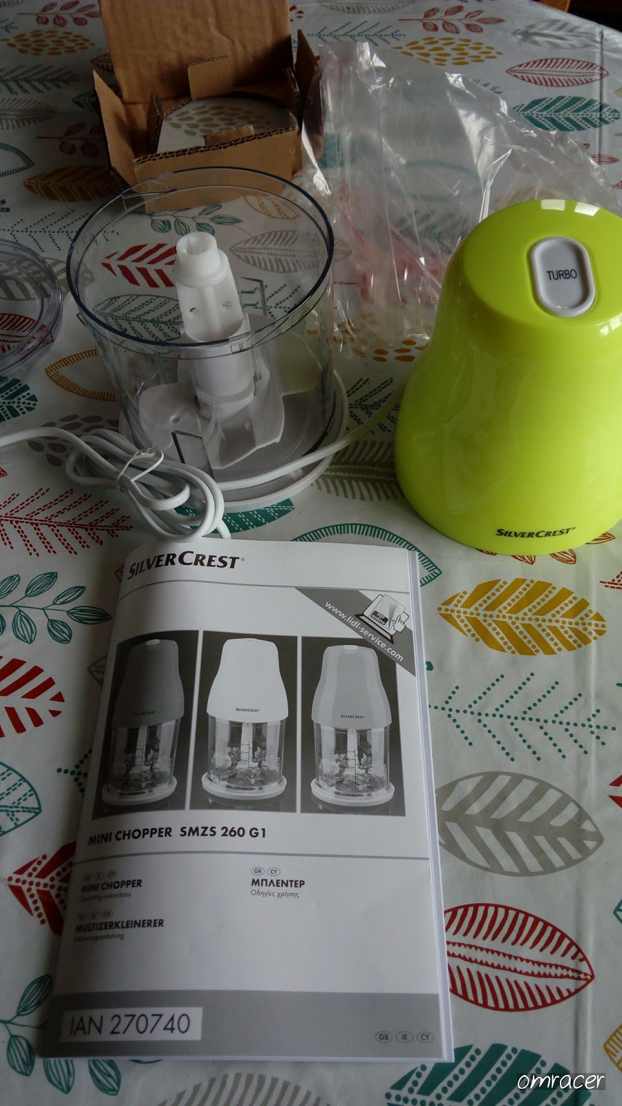 omracer Reviews: Silvercrest Mini Chopper