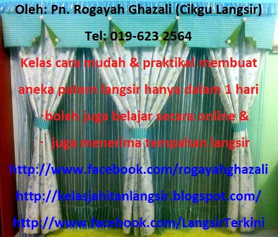 Klik disini utk melihat banyak lagi pattern langsir terkini