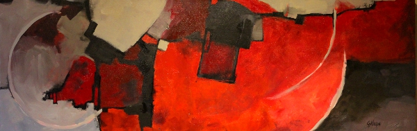 CAROL NELSON FINE ART BLOG: Embellished print, "Color Study Red ...