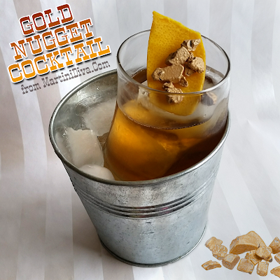 The MARTINI DIVA: The GOLD NUGGET, A Chocolate Bourbon Cocktail