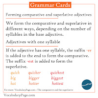 The comparative and the superlative