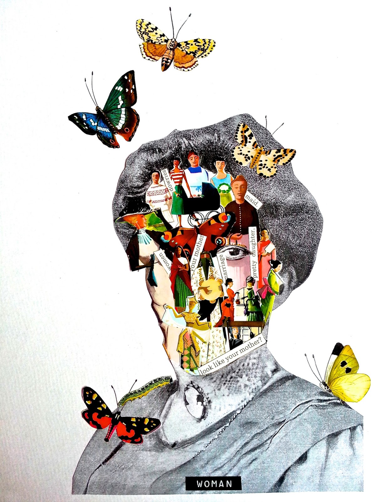 rare pear studio blog: Woman...Women for Collage Club, June 2014