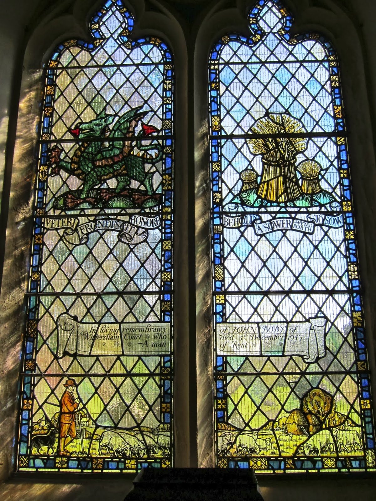 Adrian Barlow's blog: Reading Stained Glass (ii): Wittersham in the ...