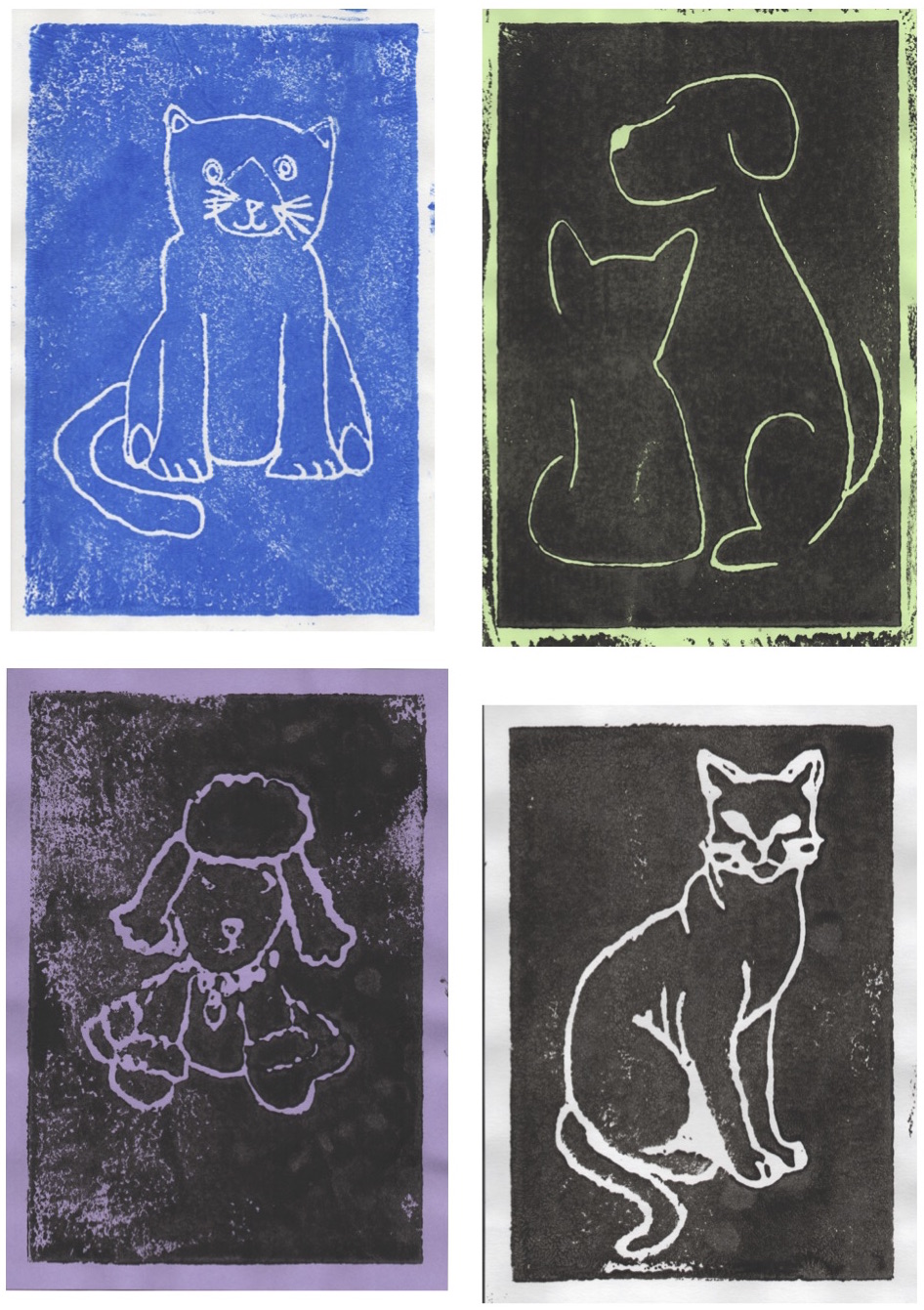 The Rolling Artroom: Styrofoam Printmaking (4-6 Grade)