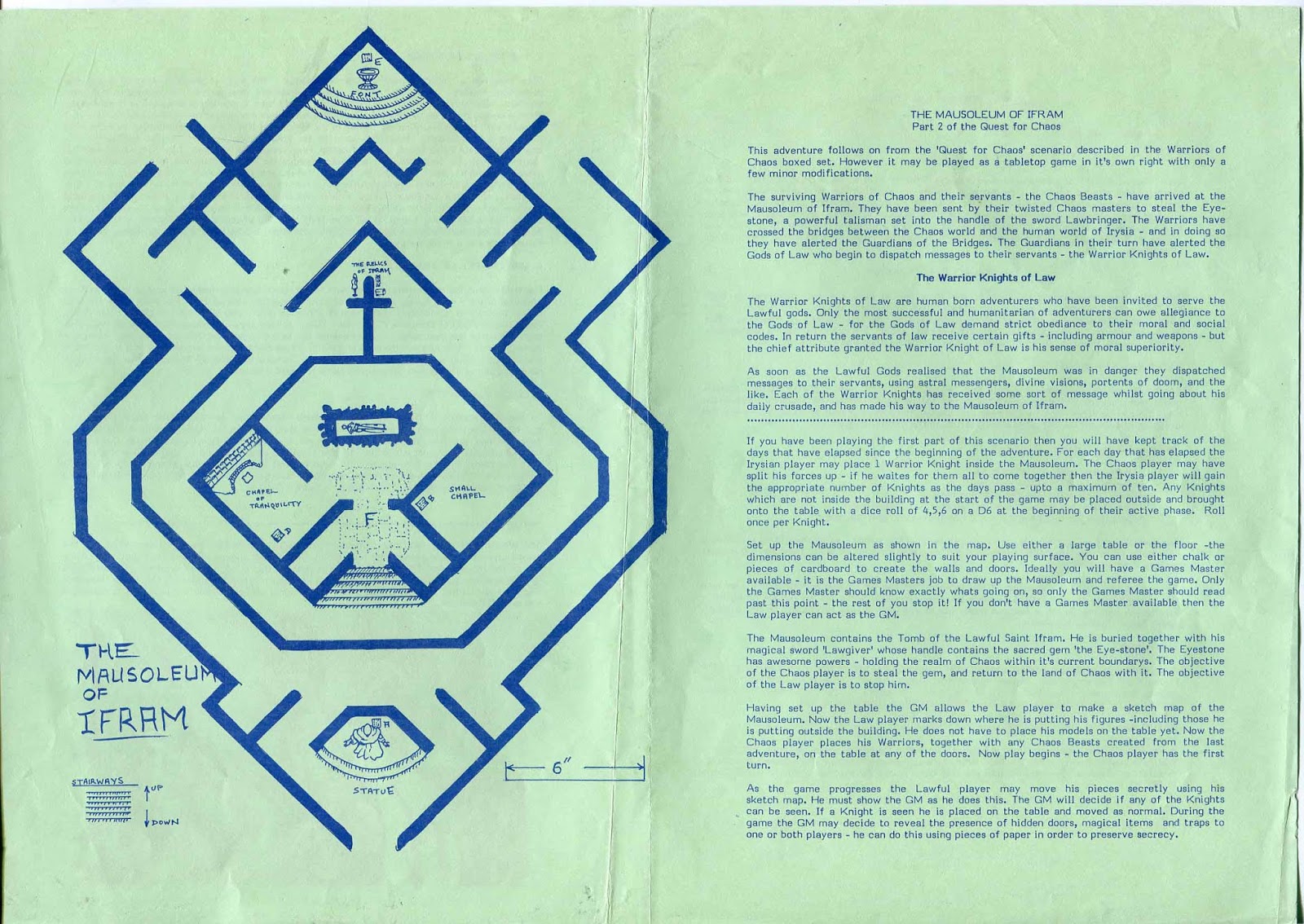 Eldritch Epistles: Citadel box set scenarios: useful Oldhammer inspiration