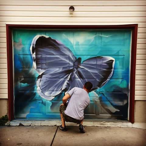 GRAFFITI COLLECTION IDEAS: Beauty butterfly graffiti at Toronto
