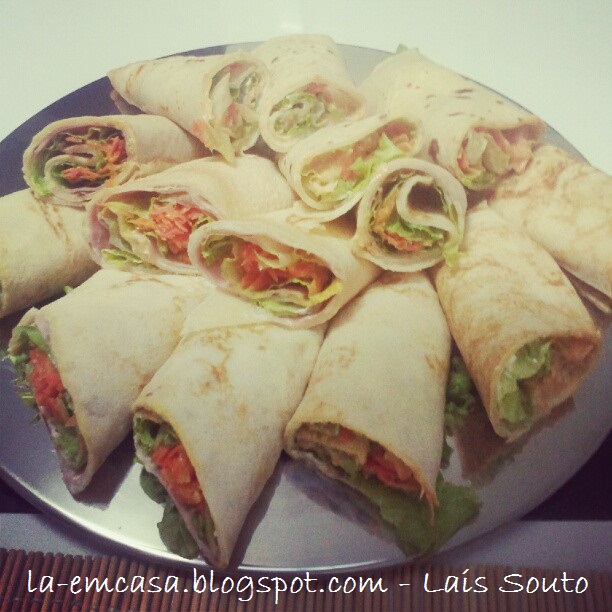 Lá em casa...: O tão famoso WRAP!