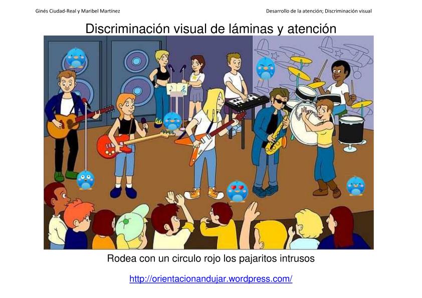 LA CASITA DE MI COLE: Discriminación visual de láminas y atención