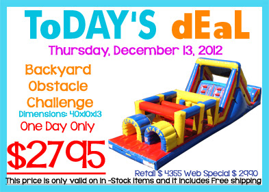 Inflatable Fun Games: This is a hot December sale