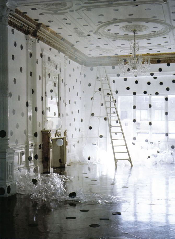 the obsessive imagist | art, design, life: MY DREAM HOME: FEELING DOTTY!