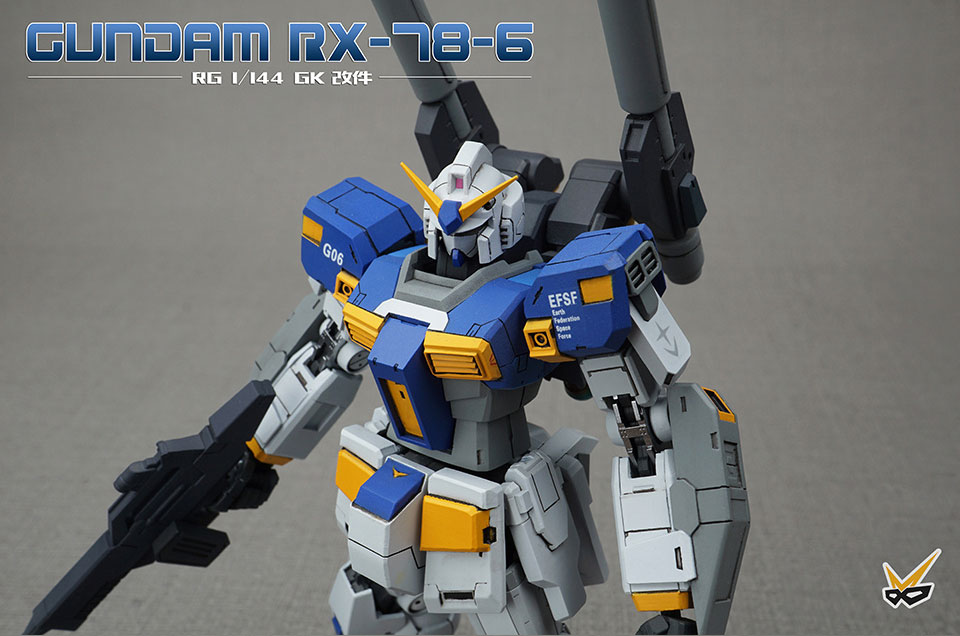 Model Bingo: RG 1/144 RX-78-6 Gundam Mudrock Resin Conversion Kit ...