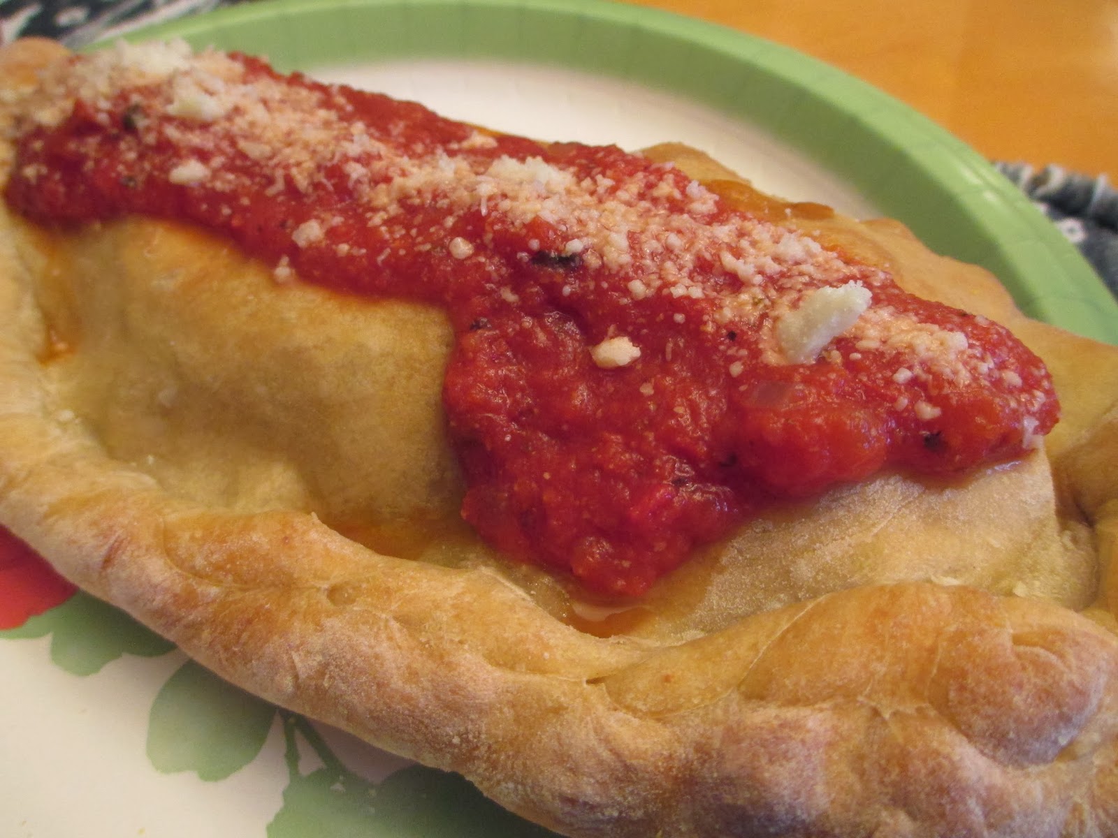 "So what are you making for dinner?": Sausage and Pepper Calzone in 3 Shots
