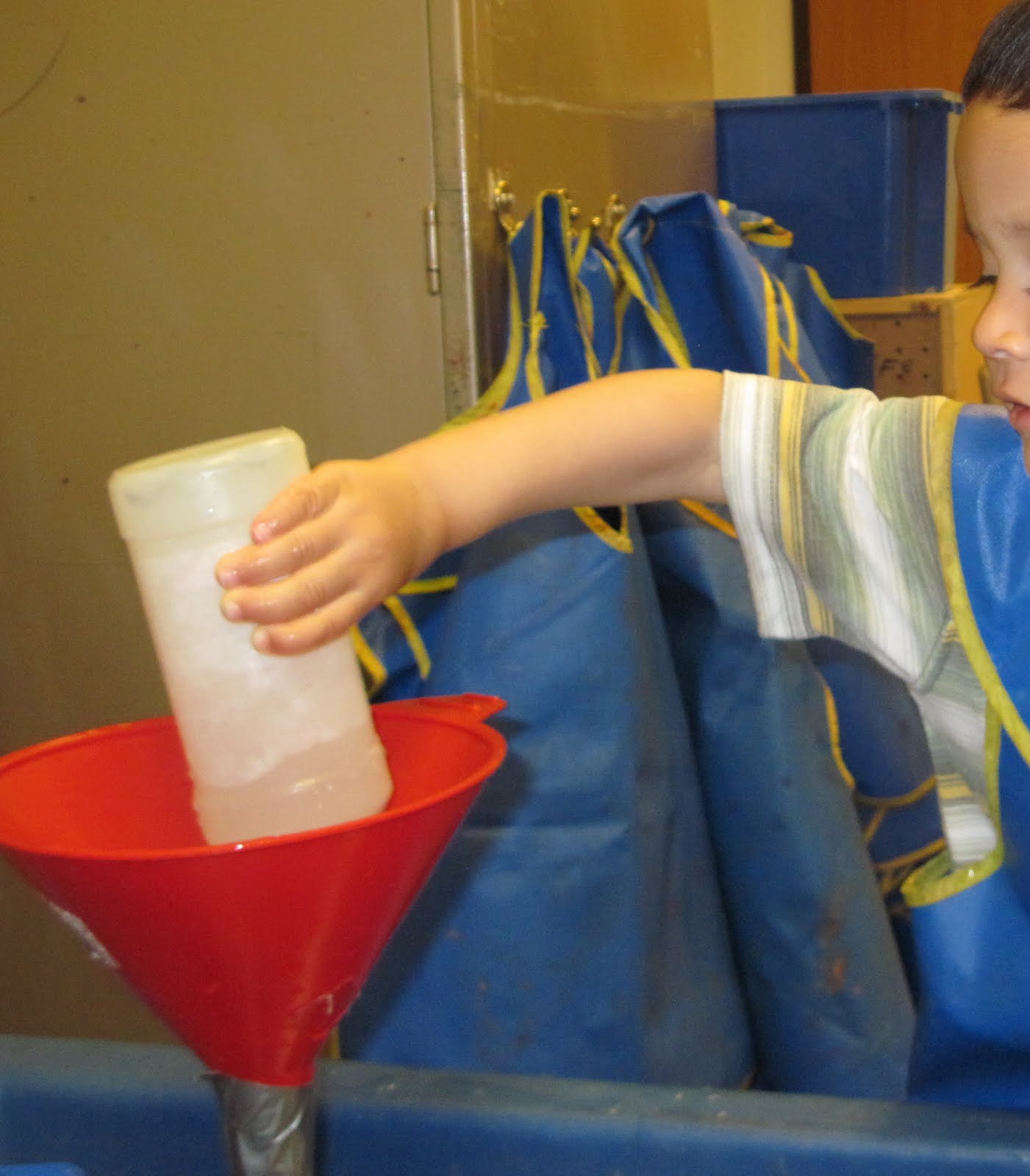 SAND AND WATER TABLES: Fountain---or Leaky Pipes