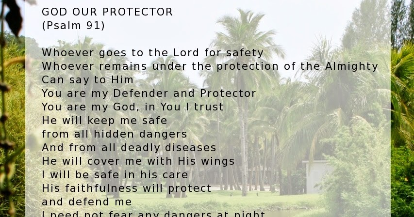 My Mom-Friday: Psalm 91 - A Powerful Prayer for Protection