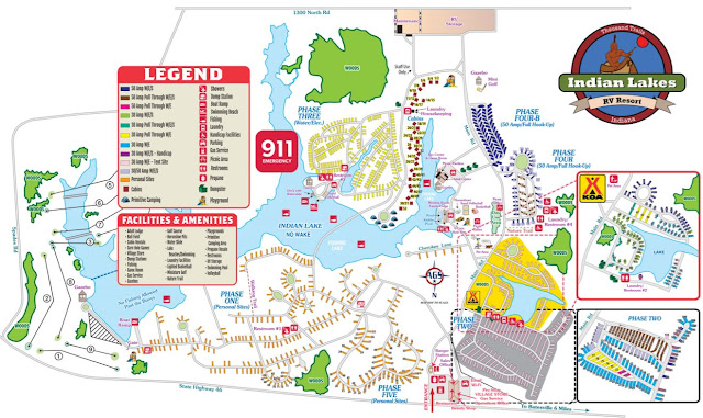 Walkabout With Wheels Blog: Thousand Trails & KOA Indian Lakes RV ...