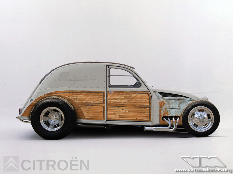 ///KarzNshit///: Citroen 2CV Hot rod V8