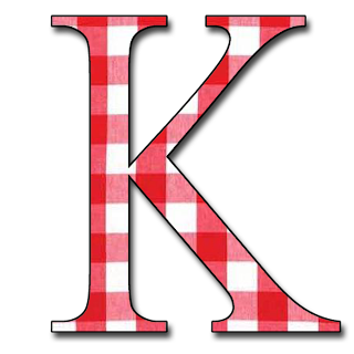 GRANNY ENCHANTED'S BLOG: Free Red Gingham Digi Scrapbook Alphabet