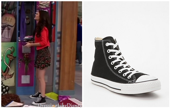 Victoria Justice: Converse Chuck Taylor All Star High Top Sneakers ...