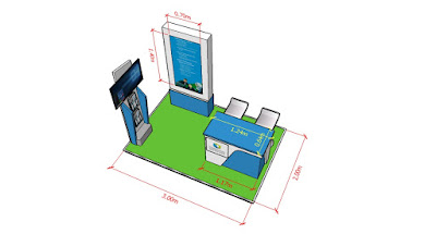 PT. Trimitra Multi Kreasi: Flooring atau Level di Booth Pameran