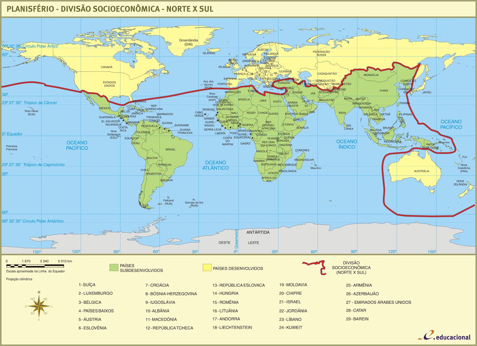 Geoensino - Portal sobre o ensino de Geografia: Mapas Mundi