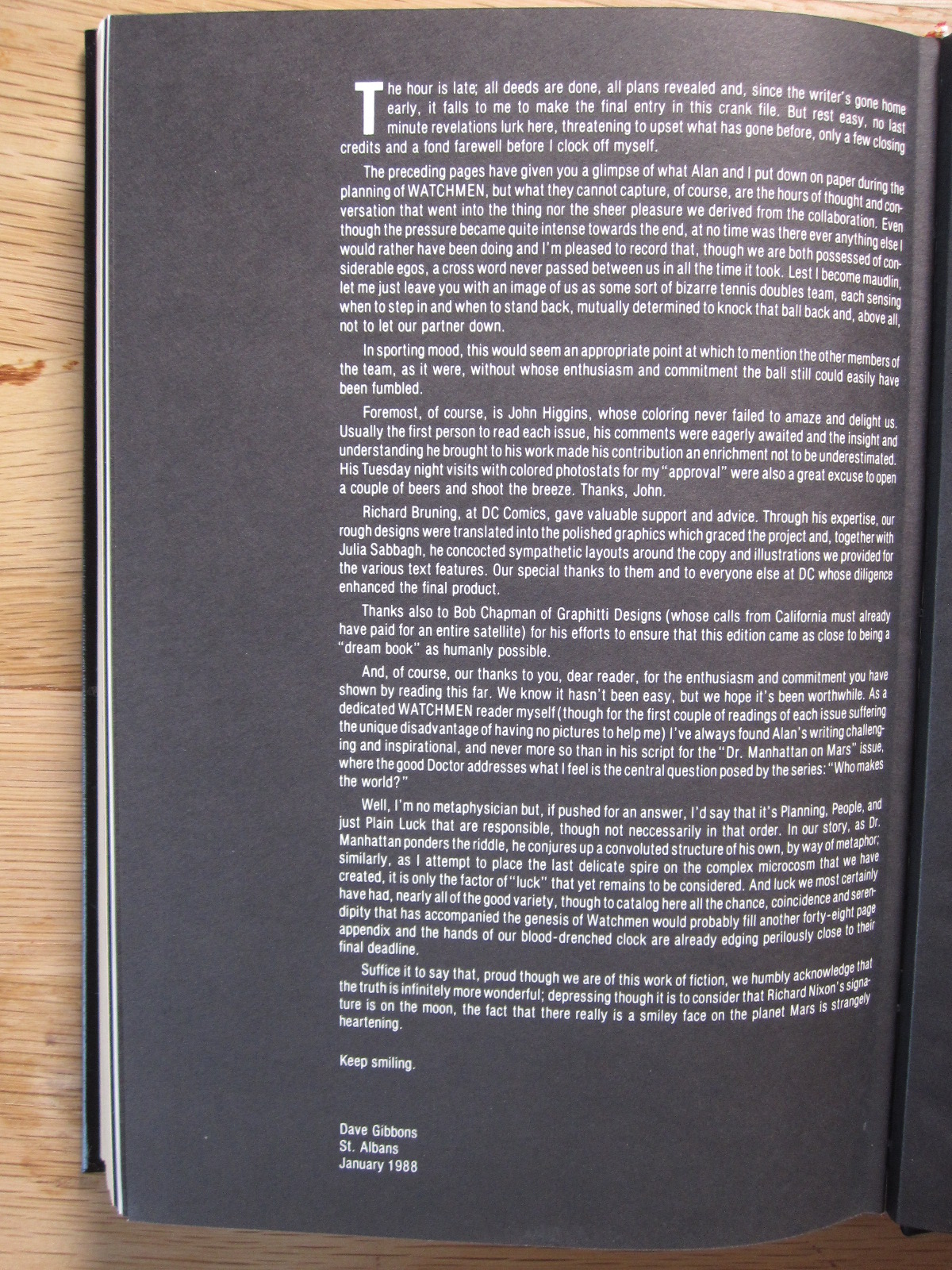 my absolute collection: Watchmen Graphitti Designs Limited Slipcase ...