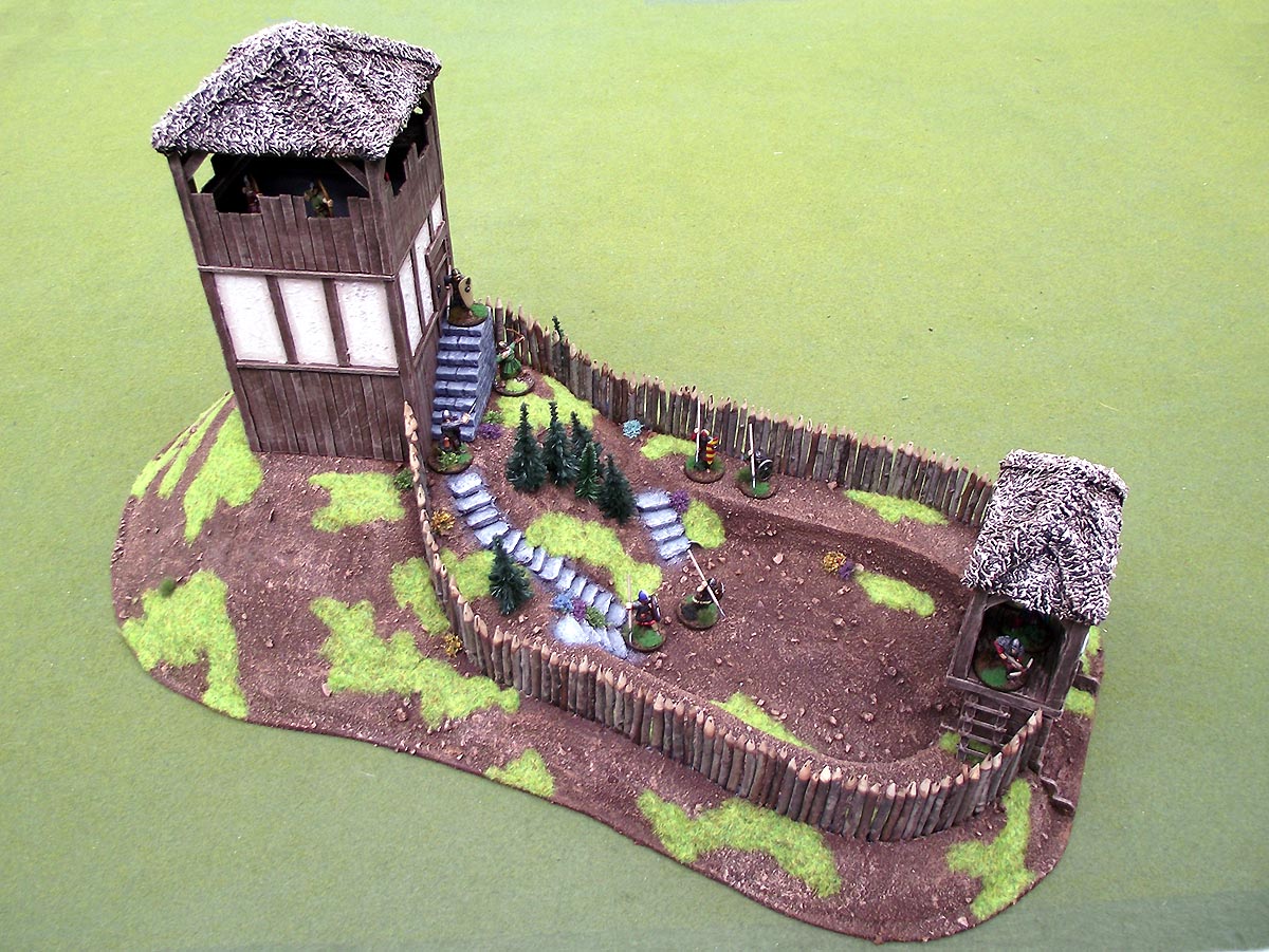 Canister & Grape - A Website for Wargamers: Painting Challenge Bonus Round - Dark Age Fort!