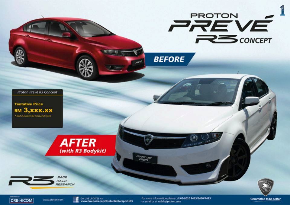 LIFE IN DIGITAL COLOUR: The New Proton Preve R3 Bodykit Review