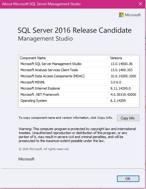 Hodentek: Get SSMS 2016 and install to work with SQL Server 2016