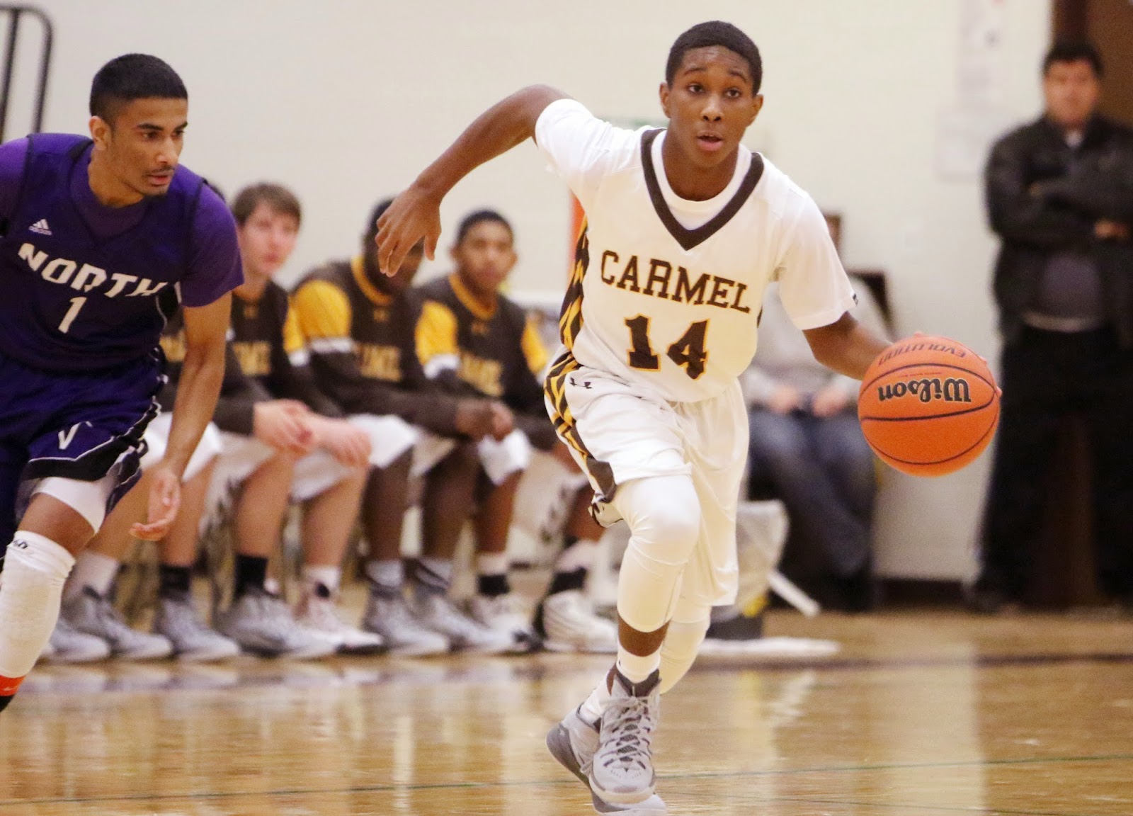 Mark Kodiak Ukena: IHSA Varsity Boys Basketball: Niles North at Carmel ...