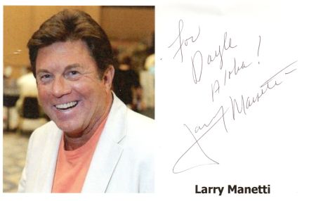Kiwiautogal's Autographs: Larry Manetti