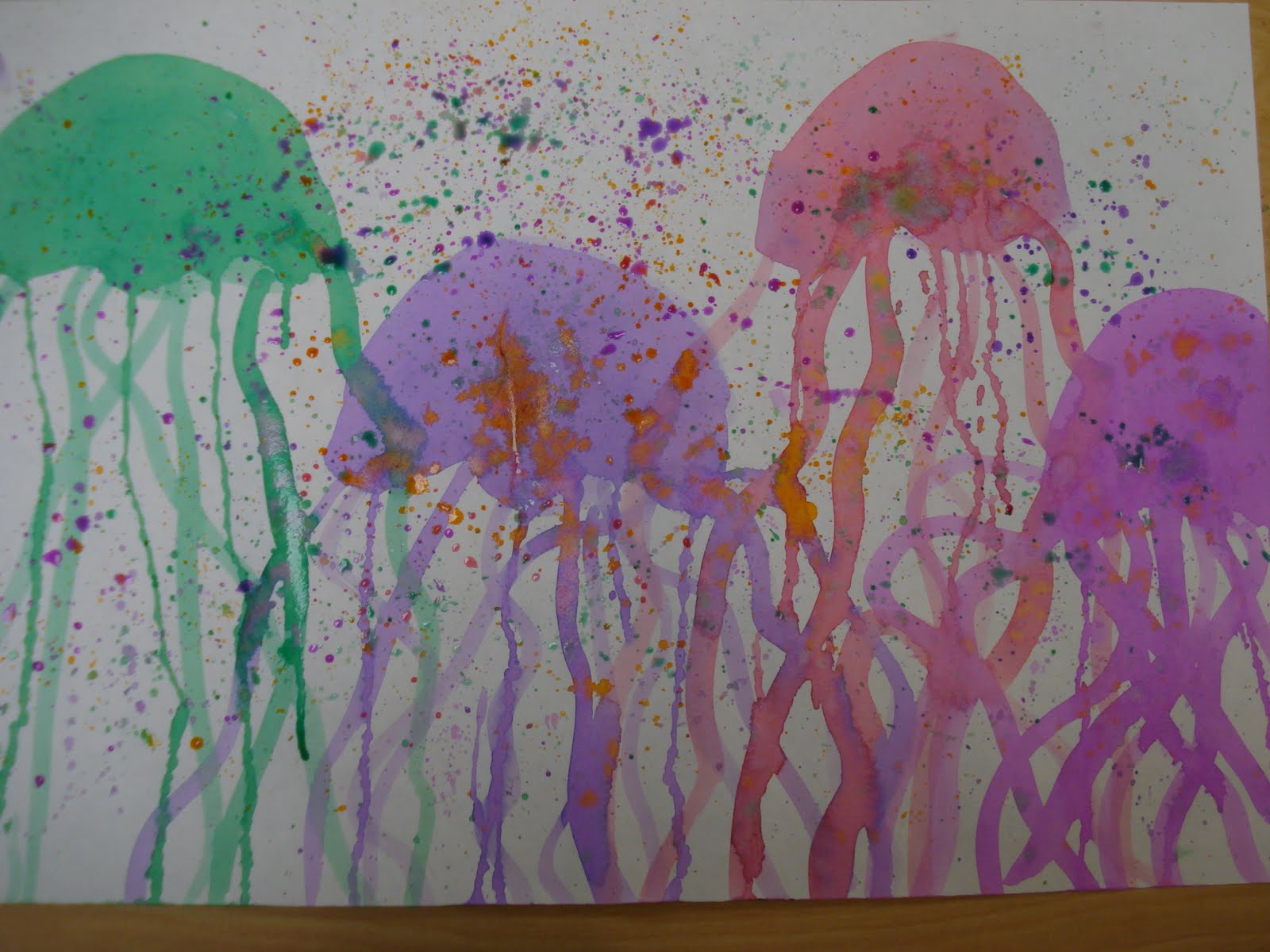 COLOR for EVERYONE: Water Color Jelly Fish