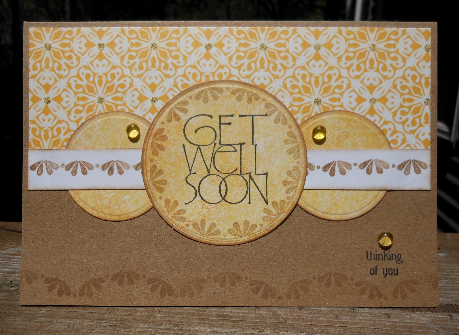 Sandie's Card Garden: A Get Well Card for a Man