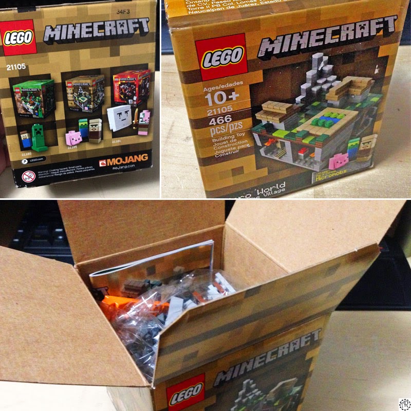 Lego and Minecraft - 21105 Micro World "The Village": Building worlds ...