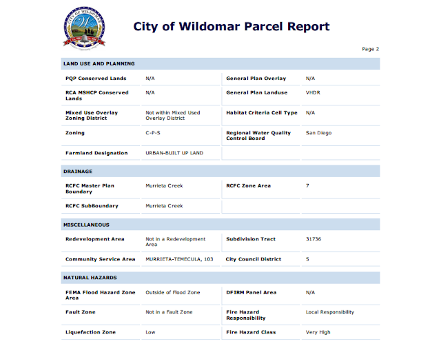Interwest GIS: Comprehensive Parcel Report
