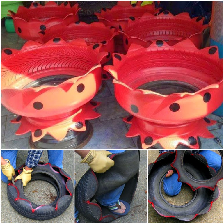 Ideas & Products: Tyre Art Ideas