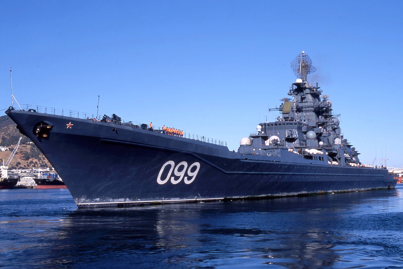 Pyotr Velikiy - Russian Battlecruiser Kelas Kirov - Radar Analisis ...