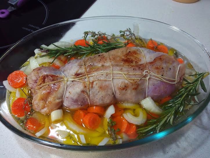 Conejo Relleno al Horno | Las Delicias de Isabel