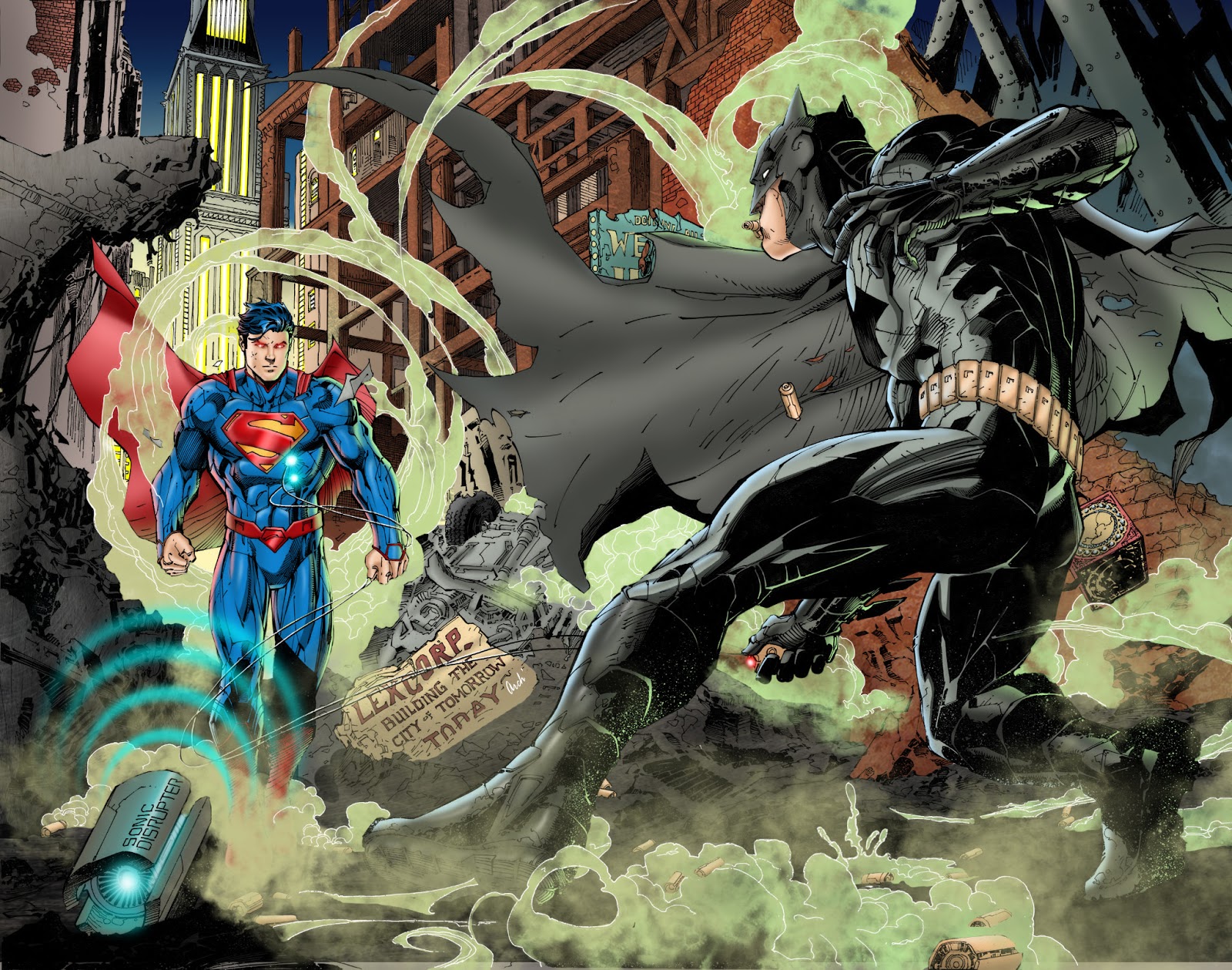 A Simple Colorist's Art Blog: Jim Lee (Batman Vs Superman) Finished