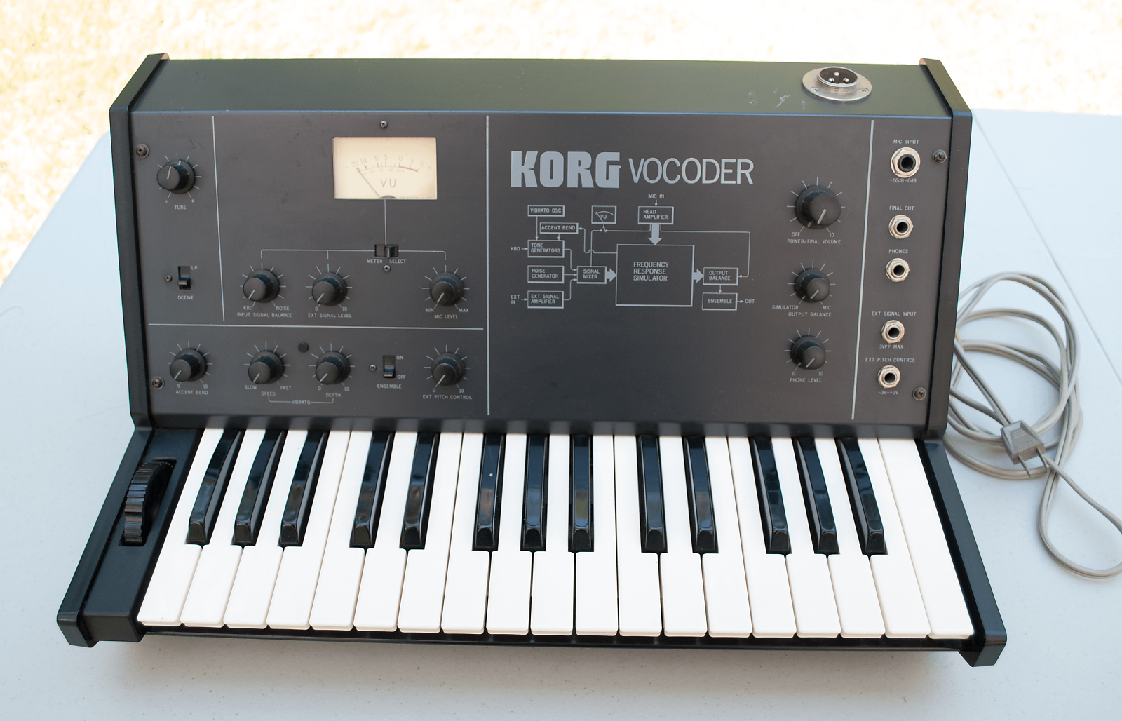 MATRIXSYNTH: Korg VC-10 Analog Vocoder SN 160679