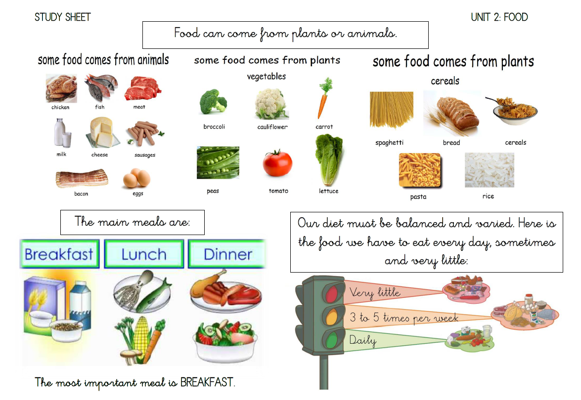 All you need is English!: FOOD