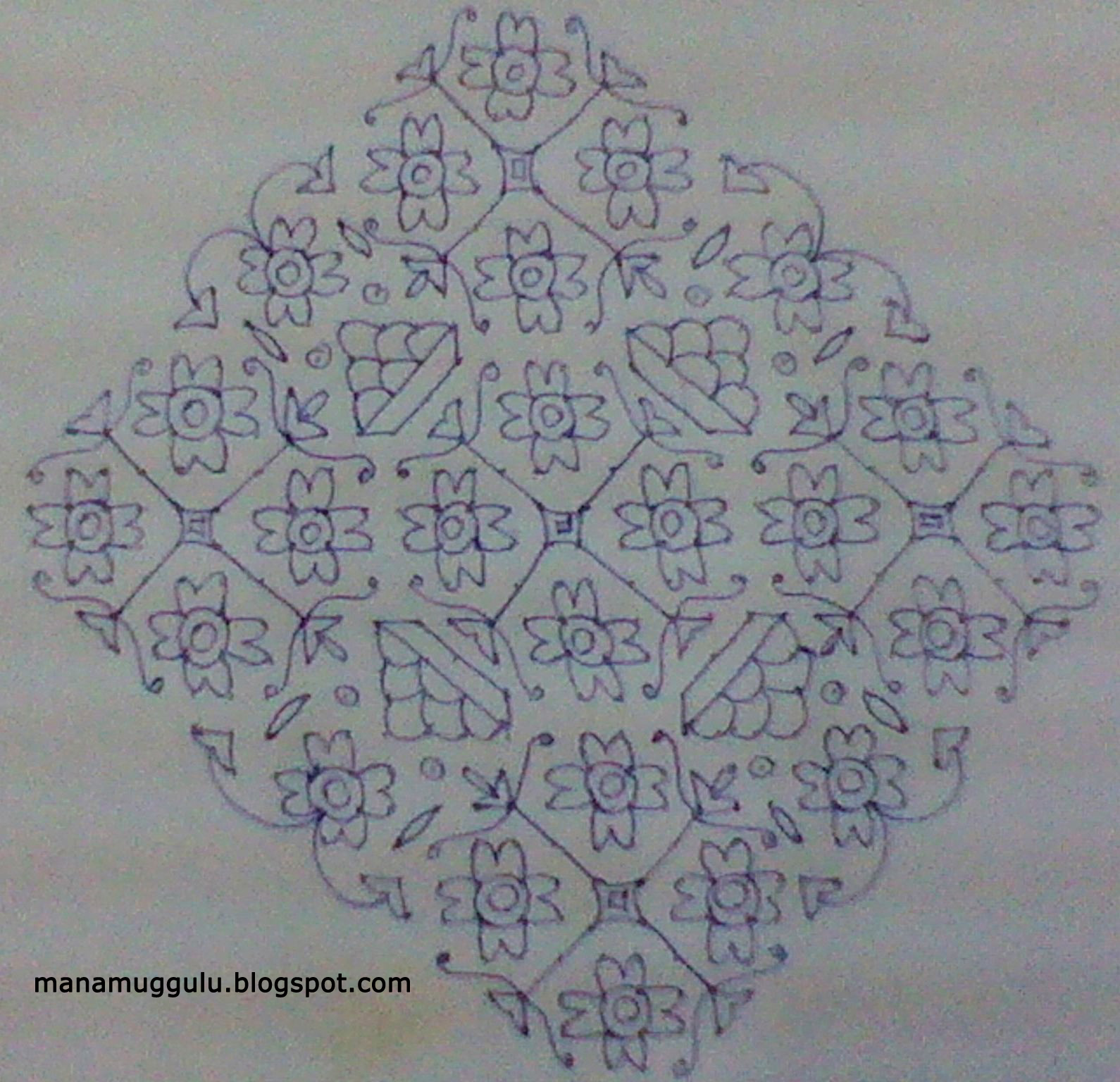 Beautiful Muggu - MANA MUGGULU