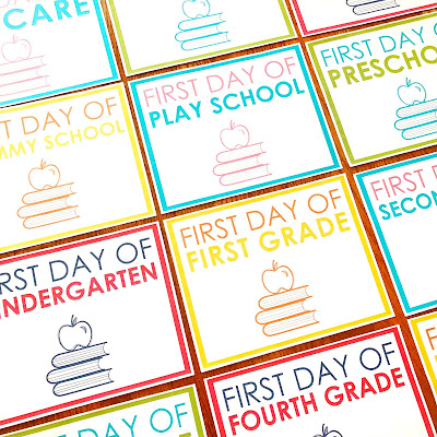 First Day of School Posters (and Last Day of School too) | Lets Play ...