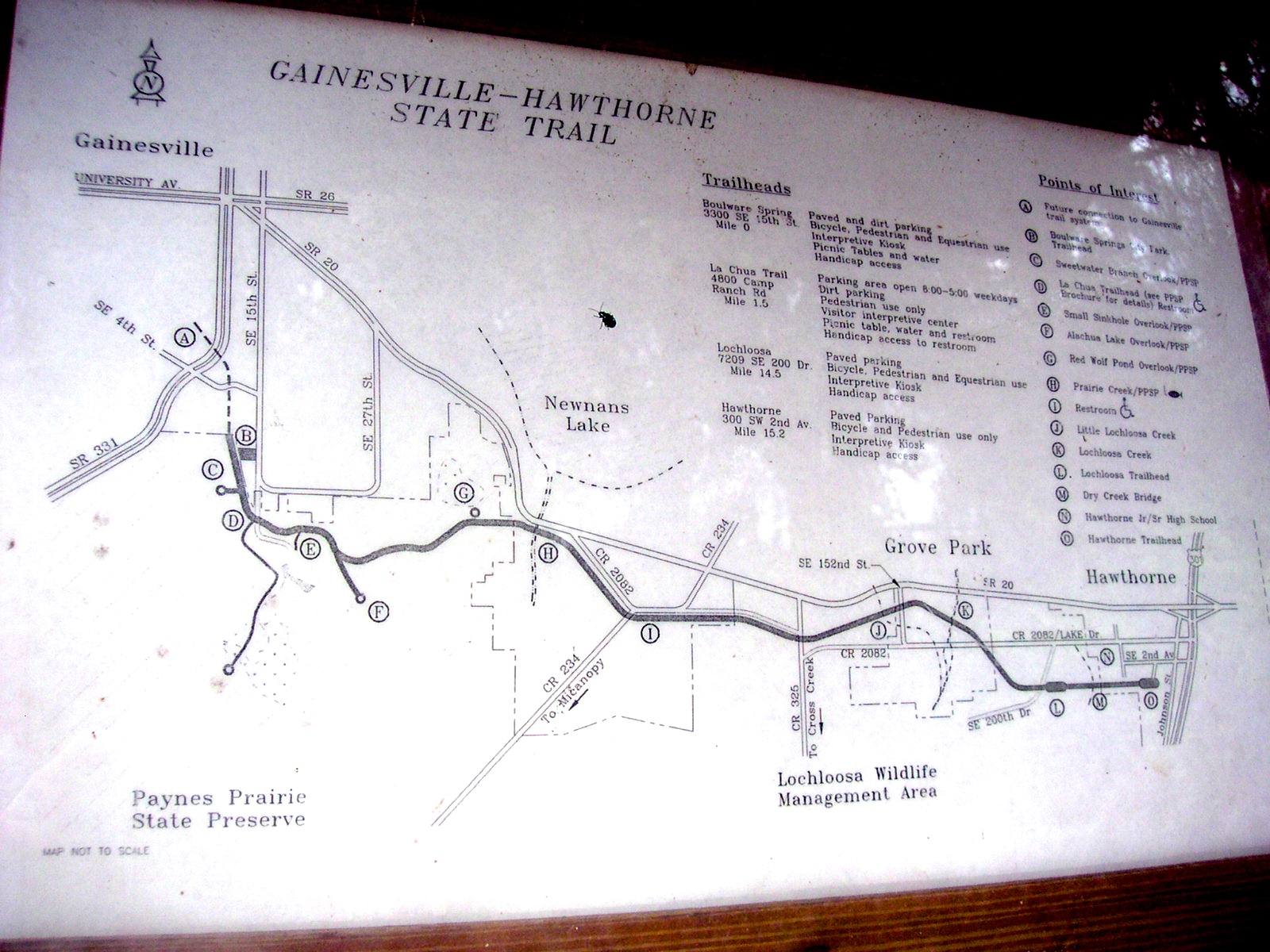 Chuck's Adventures: Biking Florida's Gainesville -- Hawthorne Trail