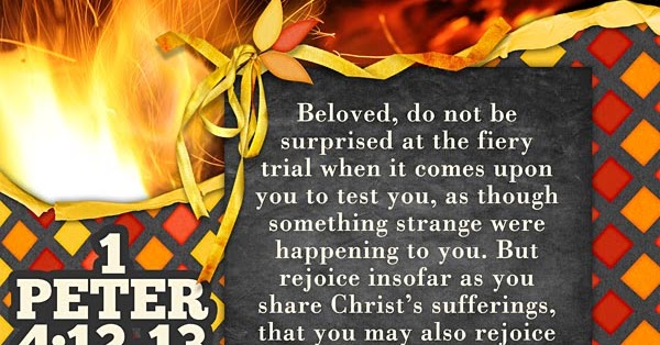 Layout for Today: Fiery Trial