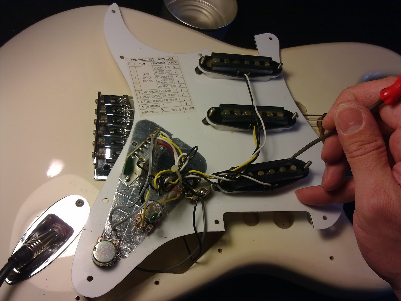 HT Guitars: Fralin Blender Mod