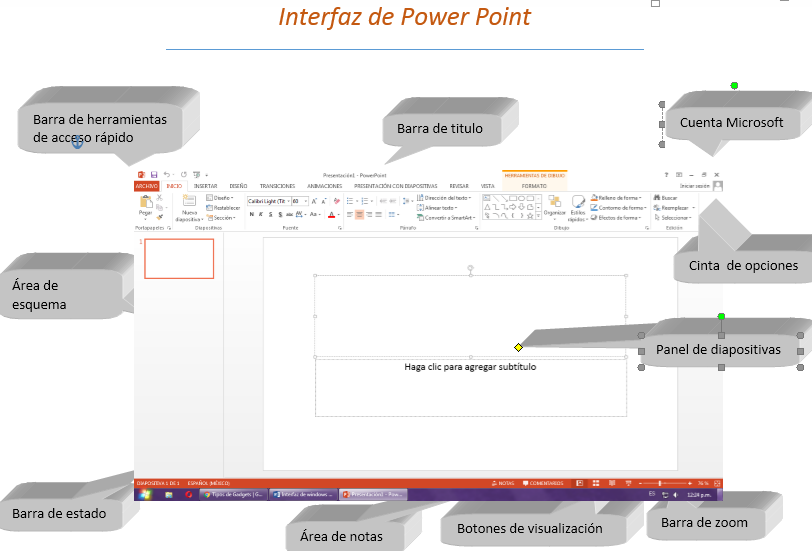 SekunFull 👨‍💻: Interfaz De Power Point Con Imagenes